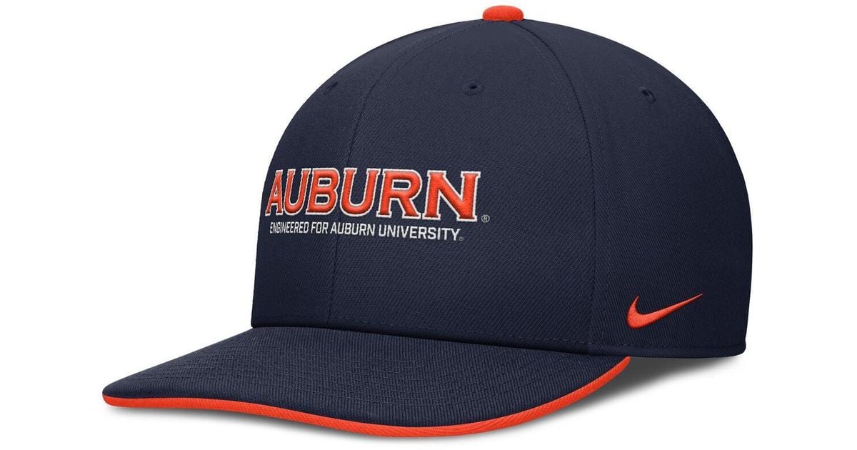 Nike Auburn Tigers 2025 On-field Pro Dri-fit Adjustable Hat in Blue for ...