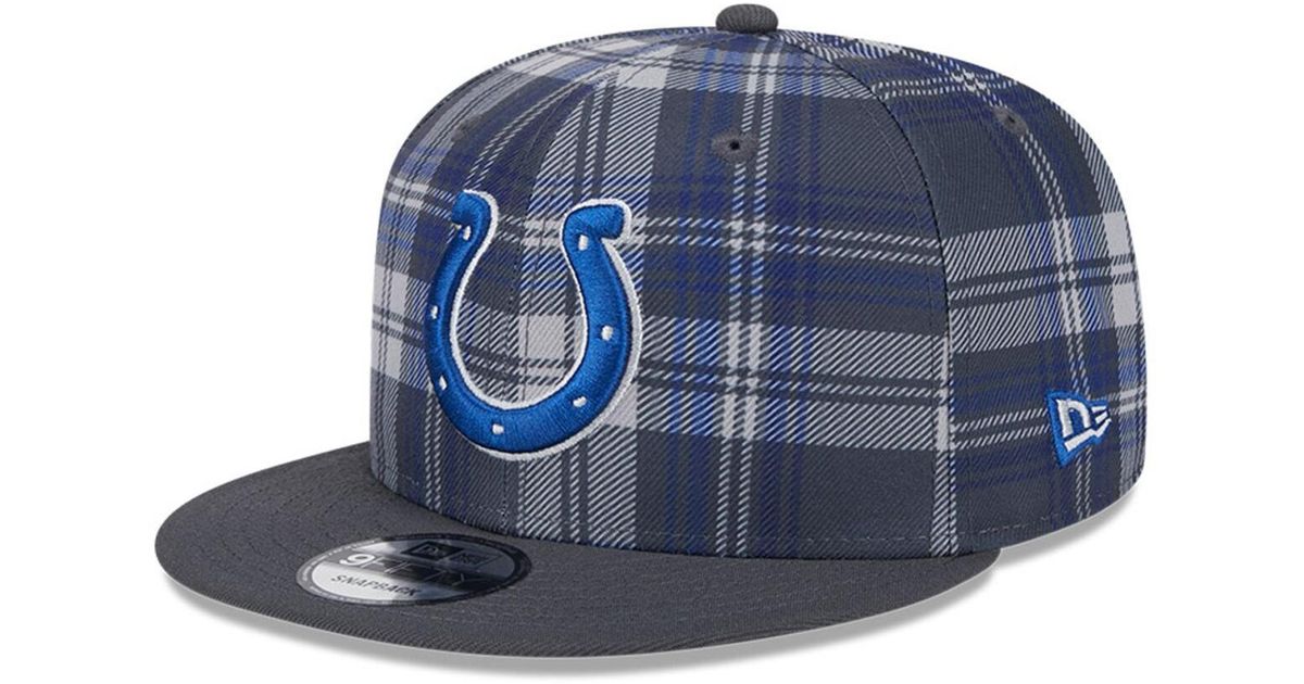 KTZ Gray Indianapolis Colts 2024 Sideline Statement 9fifty Snapback Hat ...
