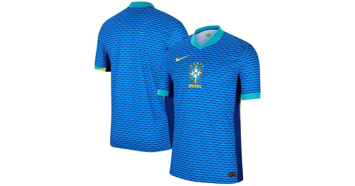 Nike Brazil National Team 2024 Away Match Authentic Jersey in Blue for ...