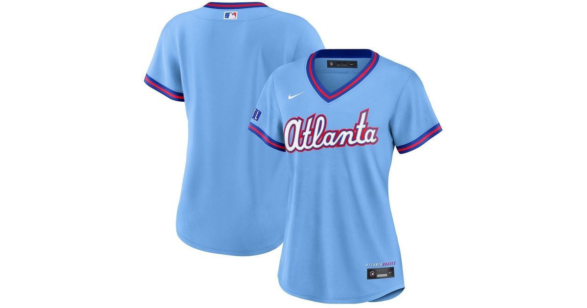 Nike Atlanta Braves 2026 City Connect Stadium Jersey in Blue | Lyst