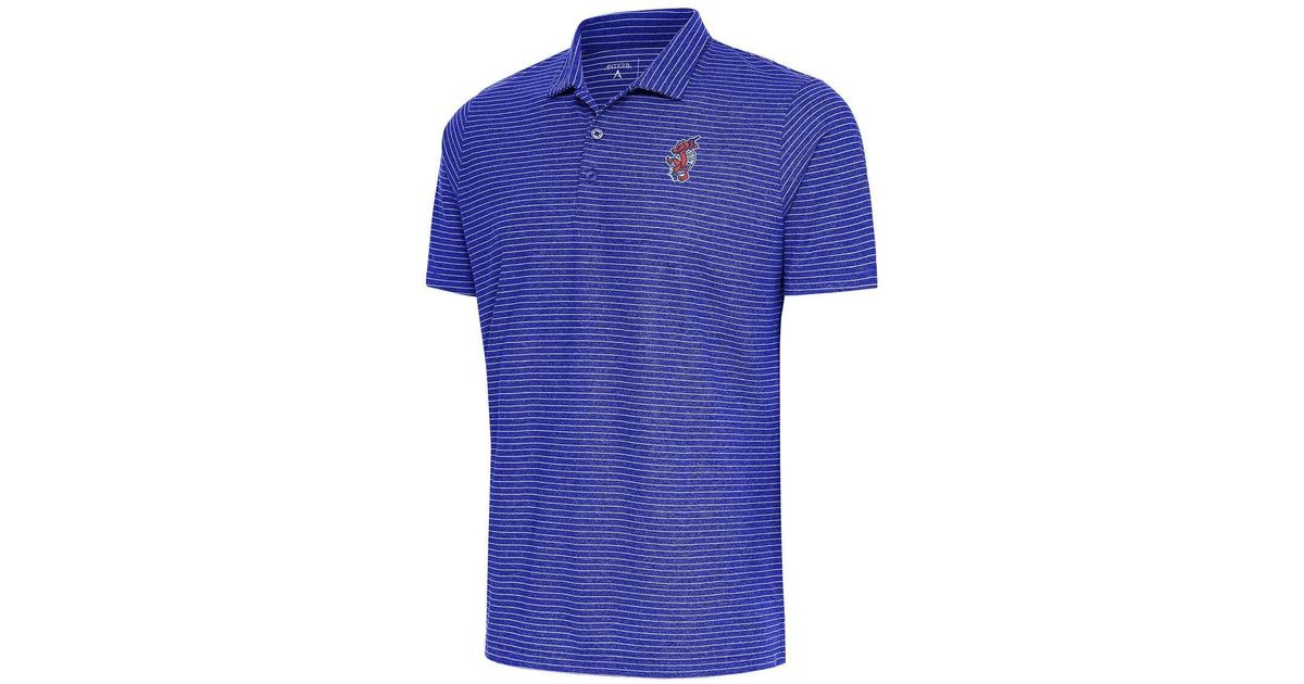 Antigua Heather Royal Florida Gators Swinging Gator Esteem Polo in Blue ...