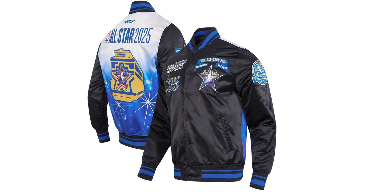 Pro Standard And 2025 Nba All-star Game Satin Jacket in Blue | Lyst
