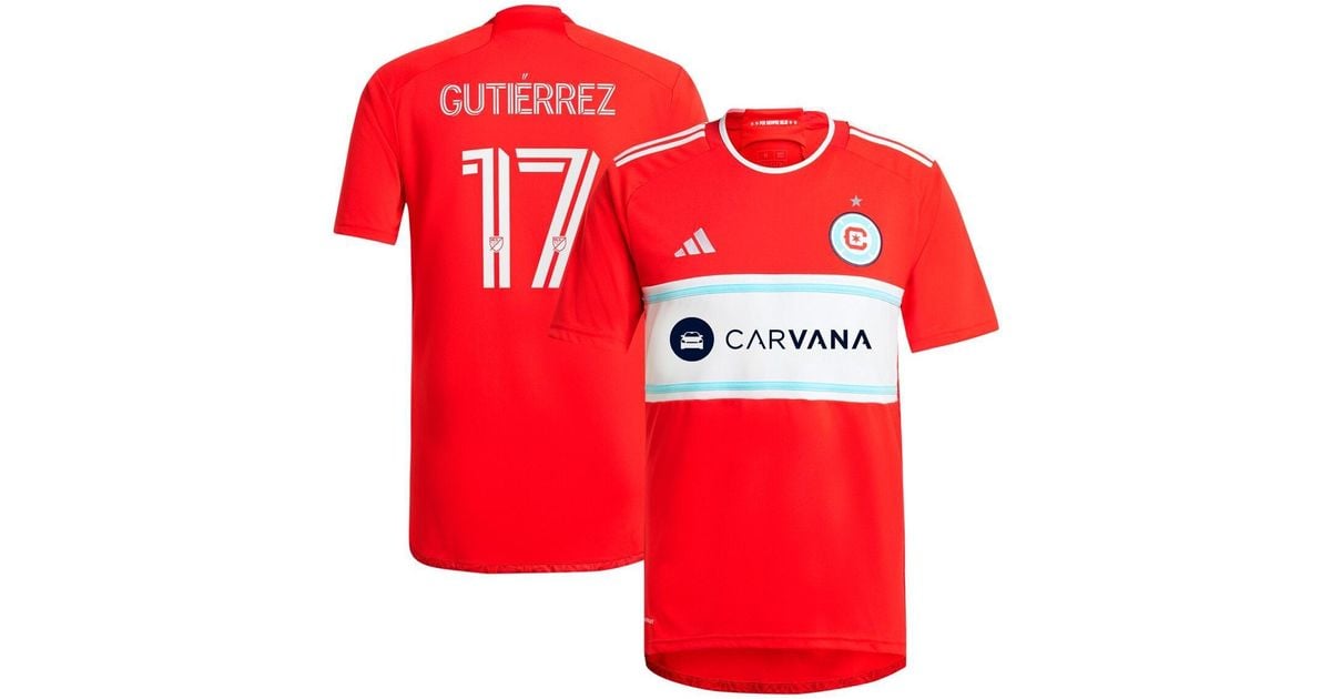 adidas Brian Gutierrez Chicago Fire 2024 Return To Replica Player ...