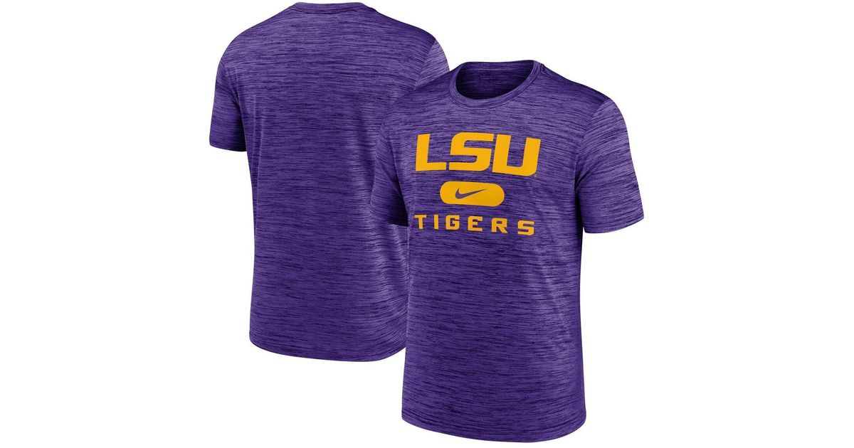 Nike Lsu Tigers Velocity Mascot Performance T-shirt in Purple for Men ...