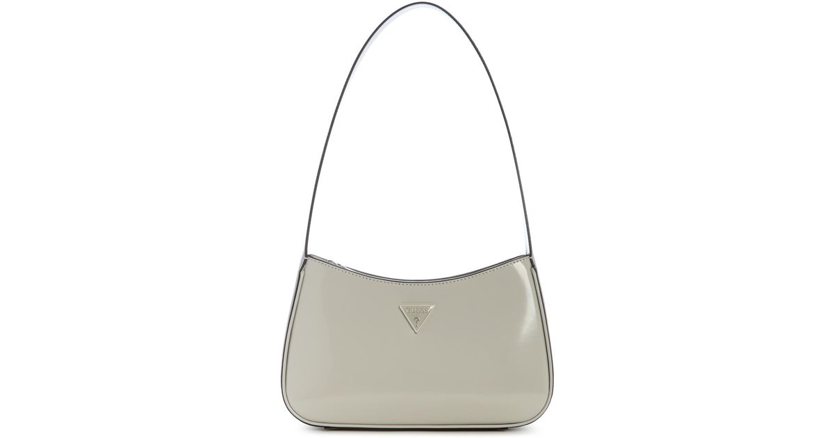 Guess Arnela Top Zip Small Shoulder Bag in Gray | Lyst