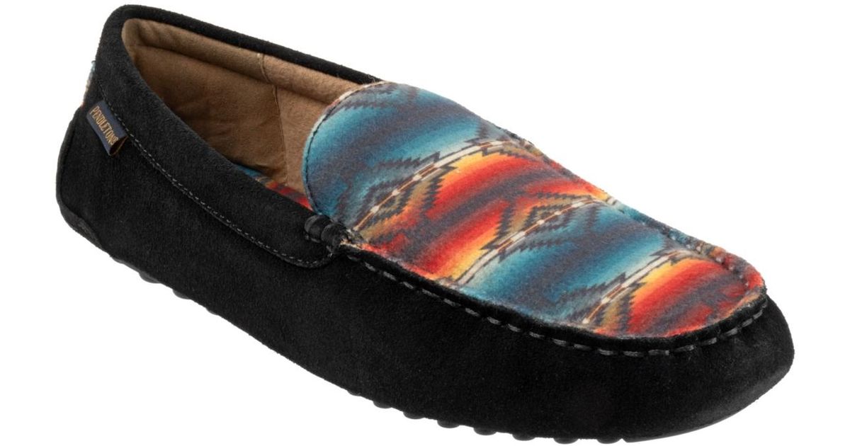 Pendleton Saltillo Sunset Leather Slipper in Blue for Men | Lyst