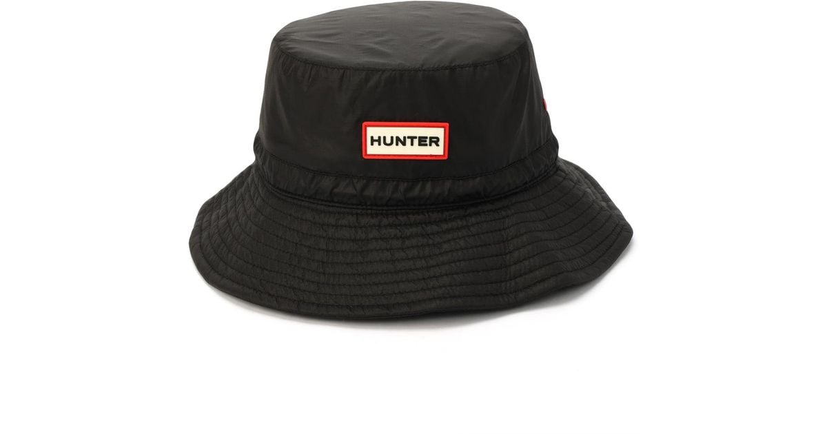HUNTER Ripstop Bucket Hat in Black | Lyst