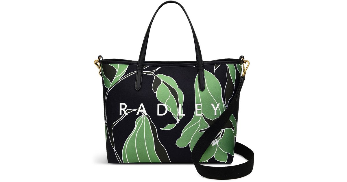 Radley Southwell Gardens Floral Open Top Grab Bag in Green | Lyst