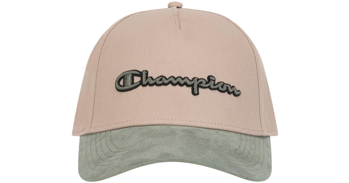 Champion Revival Embroidered Adjustable Cap in Natural for Men | Lyst