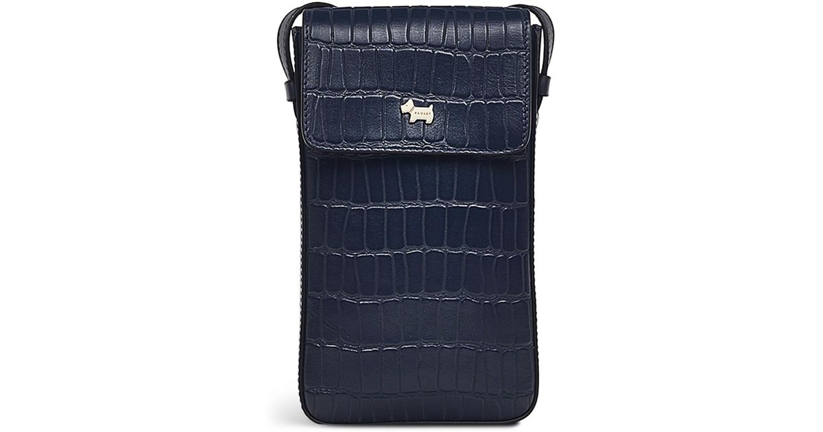 Radley Angel Lane Medium Phone Crossbody Bag in Blue | Lyst