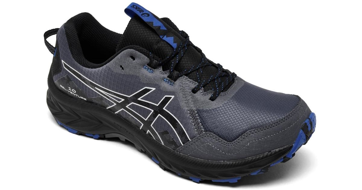 Asics Gel-venture 10 Trail Running Sneakers From Finish Line in Black ...
