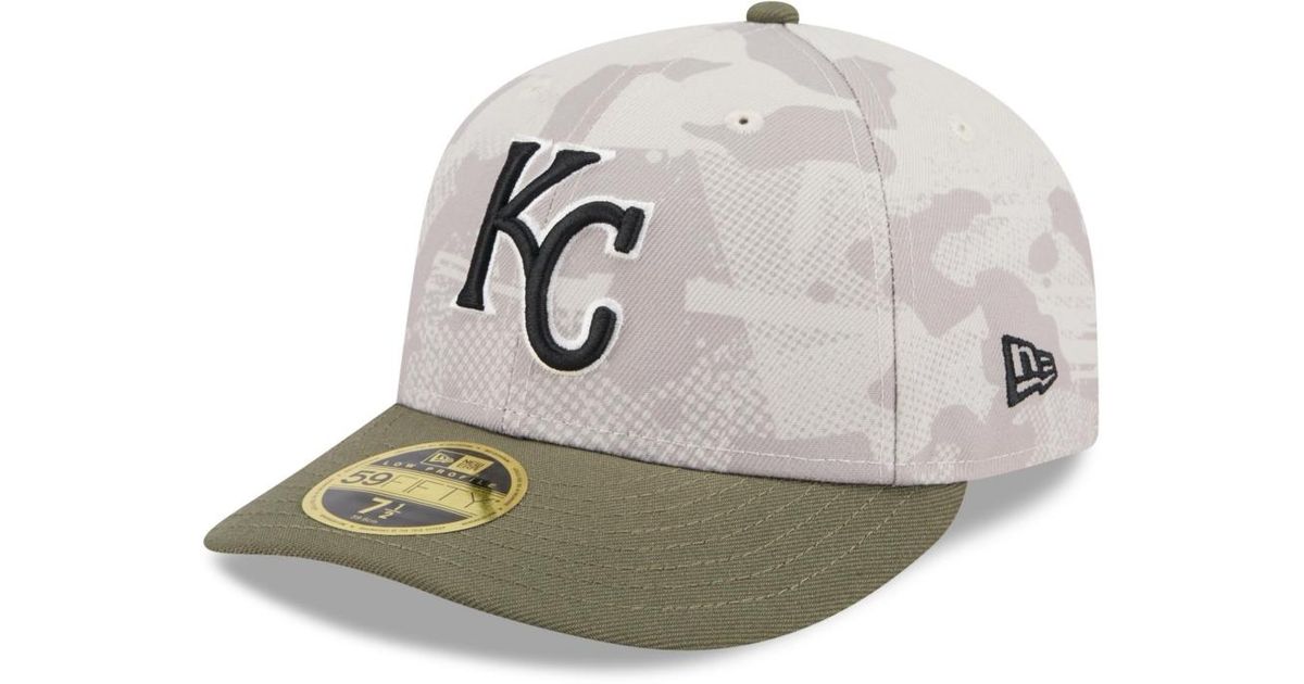 KTZ Light Beige/olive Kansas City Royals 2025 Armed Forces Day Low ...