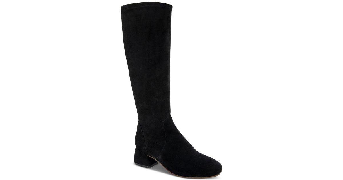Gentle Souls Emily Stretch Boots in Black | Lyst