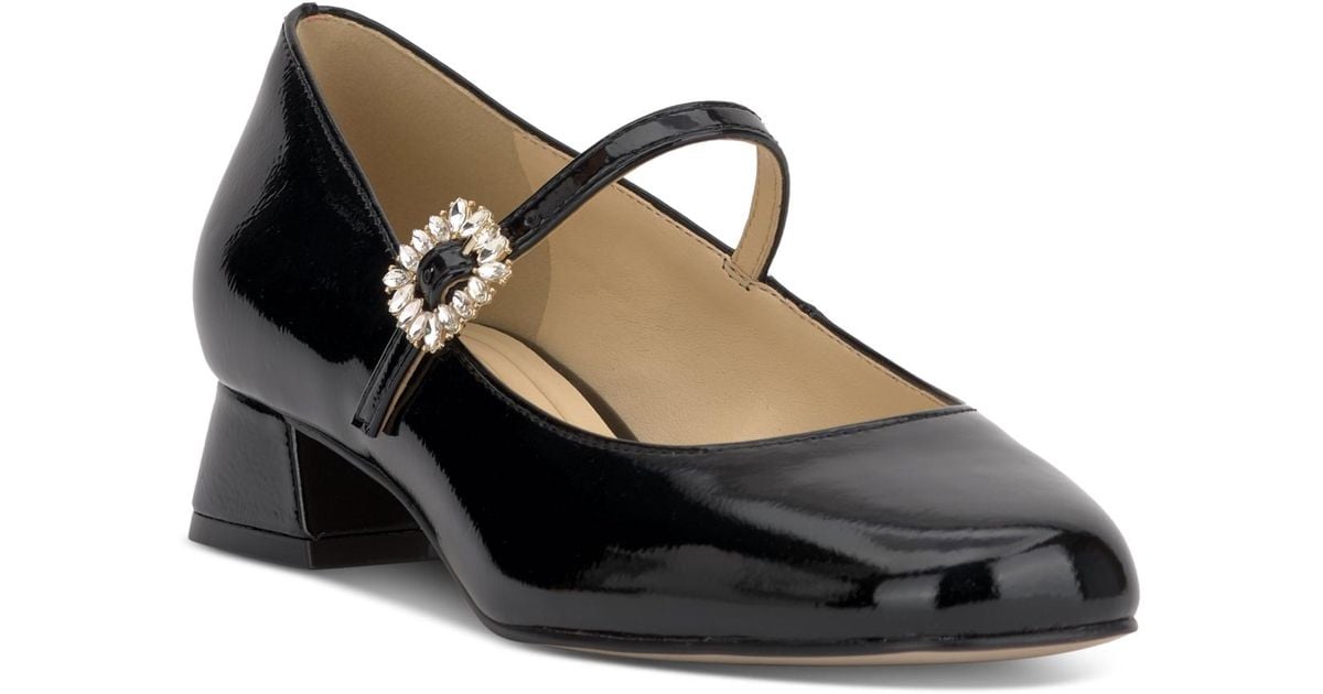 Jessica Simpson Treen Block-heel Mary Jane Pumps in Black | Lyst