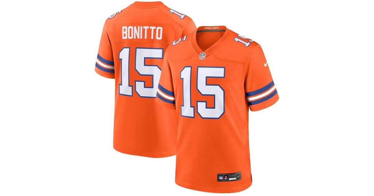 Nike Nik Bonitto Denver Broncos Alternate 2 Mile High Collection 1977 ...