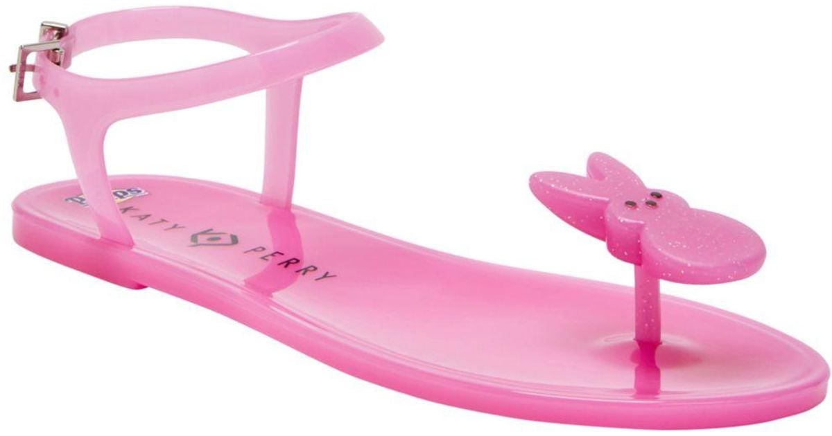 Katy Perry Peeps Bunny Geli Round Toe Sandals in Pink | Lyst