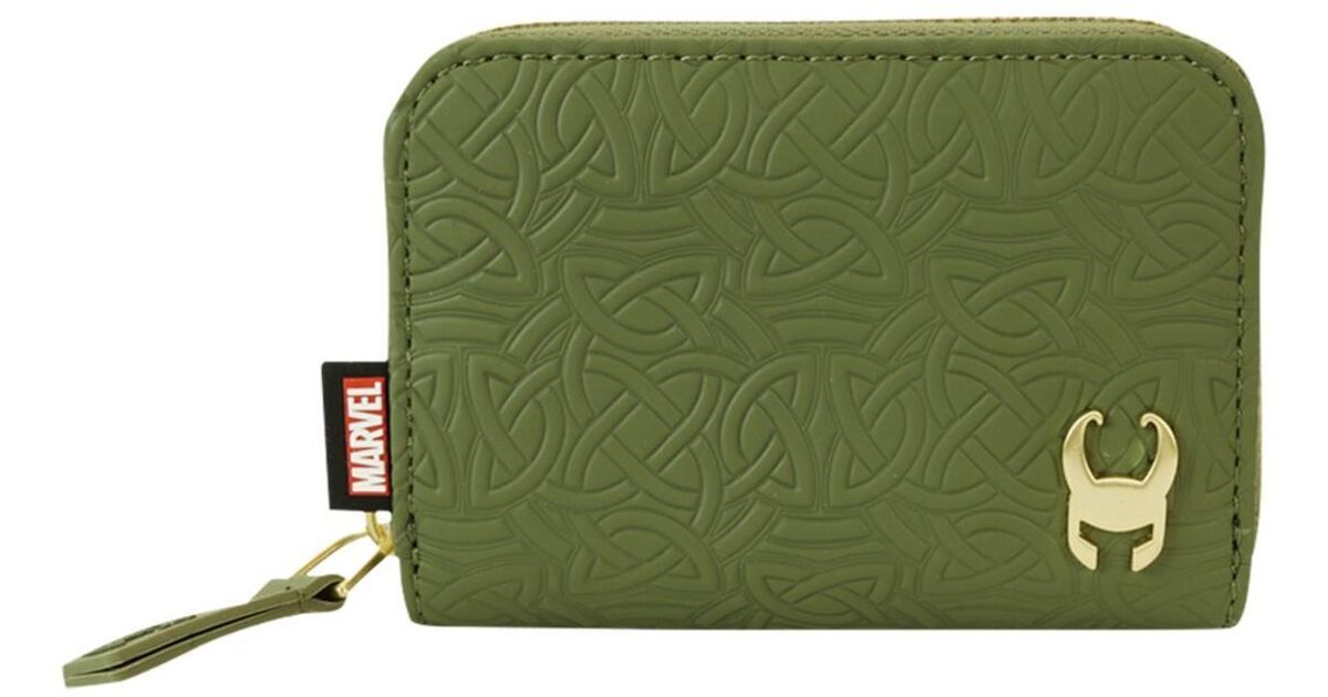 Loungefly Loki Accordion Wallet in Green | Lyst