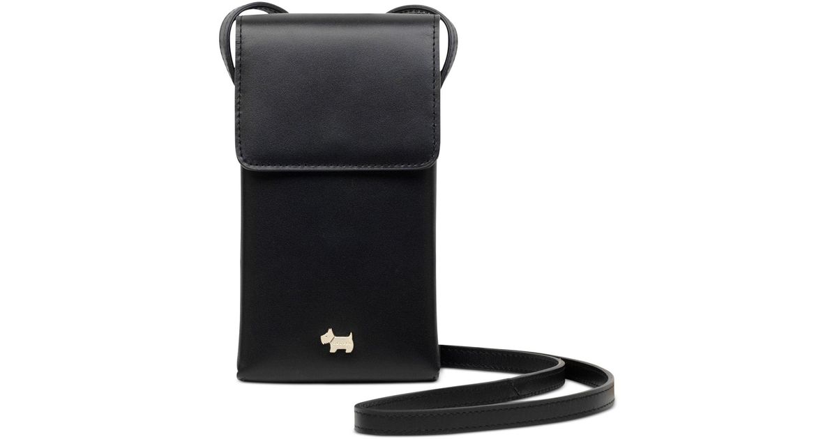 Radley Phone Crossbody in Black | Lyst