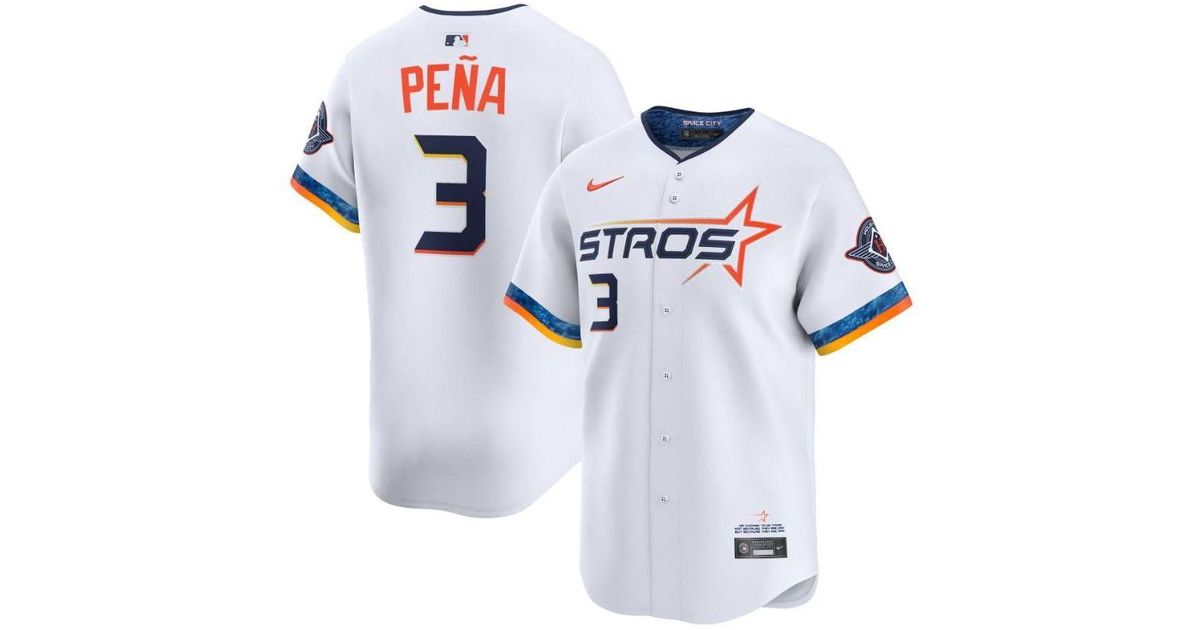 Nike Jeremy Pena Houston Astros 2025 City Connect Limited Player Jersey ...