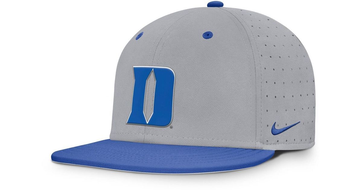 Nike Duke Blue Devils On-field Dugout True Performance Fitted Hat for ...