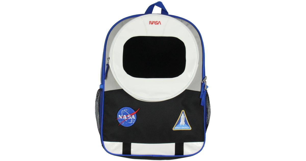 NASA Astronaut 17" Backpack Space Shuttle Meatball Patches Travel Book ...