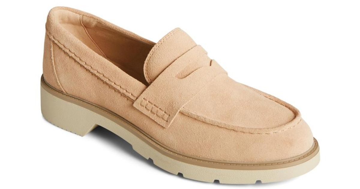 Sperry Top-Sider Wells Loafers in Natural | Lyst