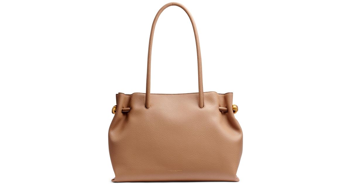 Donna Karan Cashmere Tote Bag in Brown | Lyst