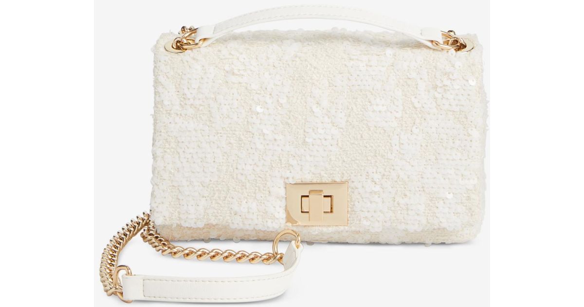 INC International Concepts Small Ajae Boucle Sequin Shoulder Bag in ...