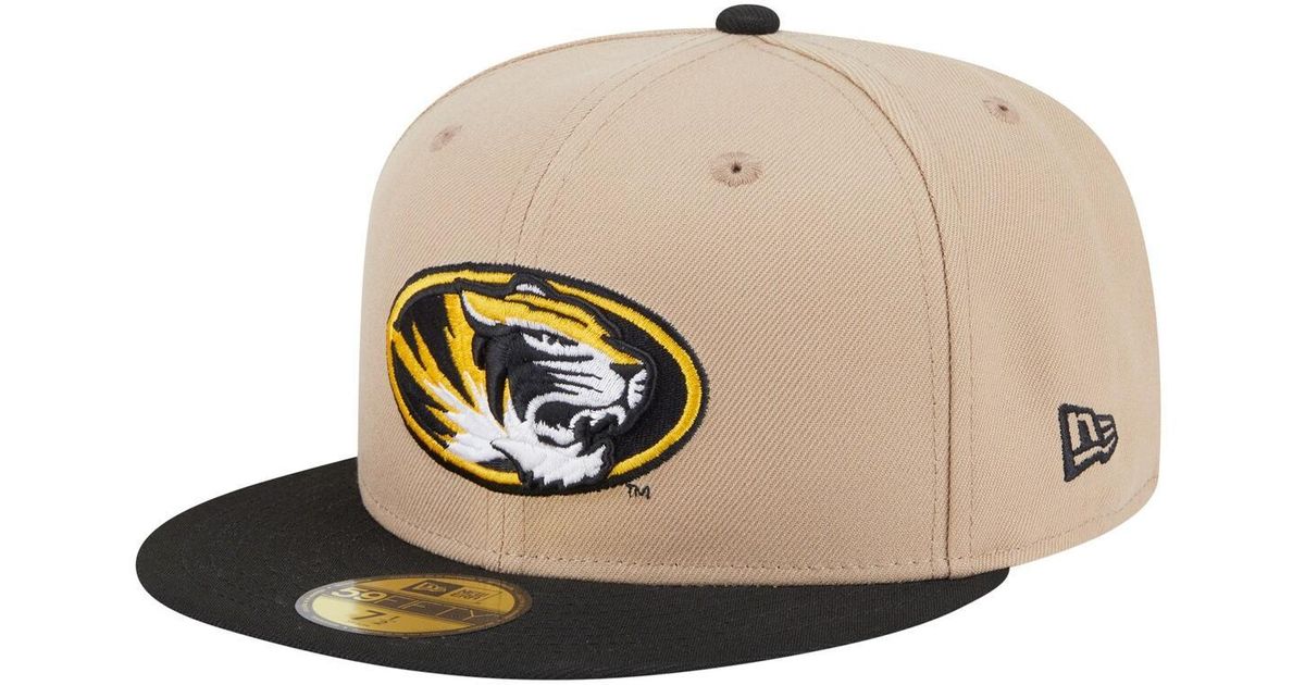 KTZ Â Missouri Tigers Two-tone 59fifty Fitted Hat in Natural for Men | Lyst