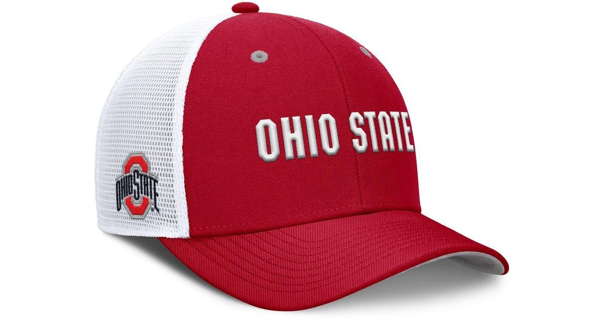 Nike Ohio State Buckeyes 2025 Dugout Coaches Rise Performance Trucker ...