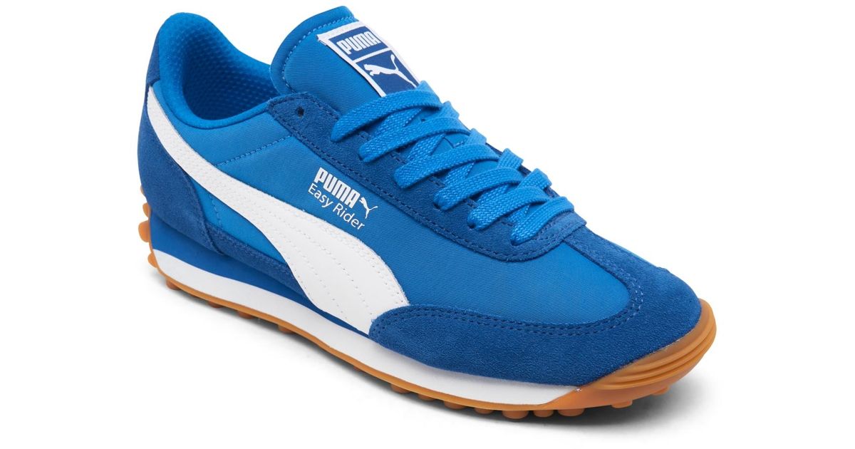 PUMA Easy Rider Casual Sneakers From Finish Line in Blue | Lyst