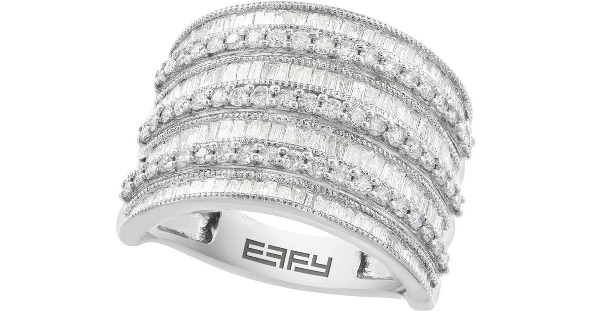 Effy Diamond Ring (1-1/2 Ct. T.w. in White | Lyst