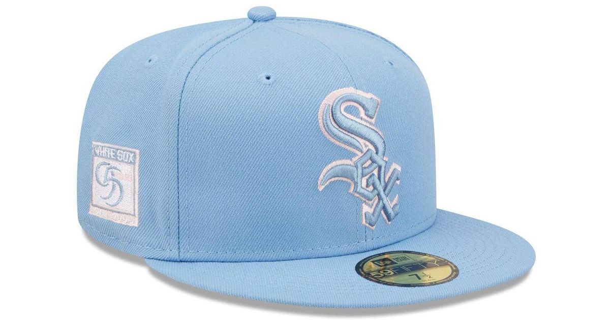 KTZ Light Blue Chicago White Sox 95th Anniversary 59fifty Fitted Hat ... KTZ Light Blue Chicago White Sox 95th Anniversary 59fifty Fitted Hat ...