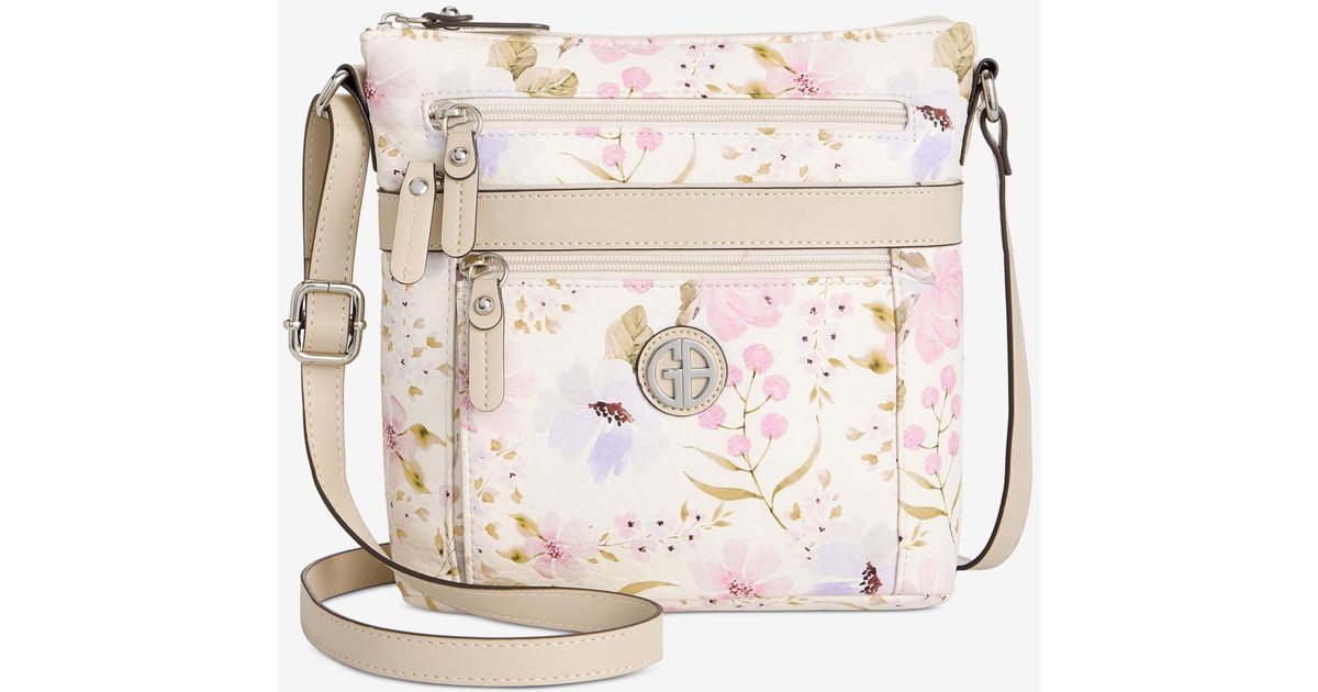 Giani Bernini Floral Small Crossbody in Natural | Lyst