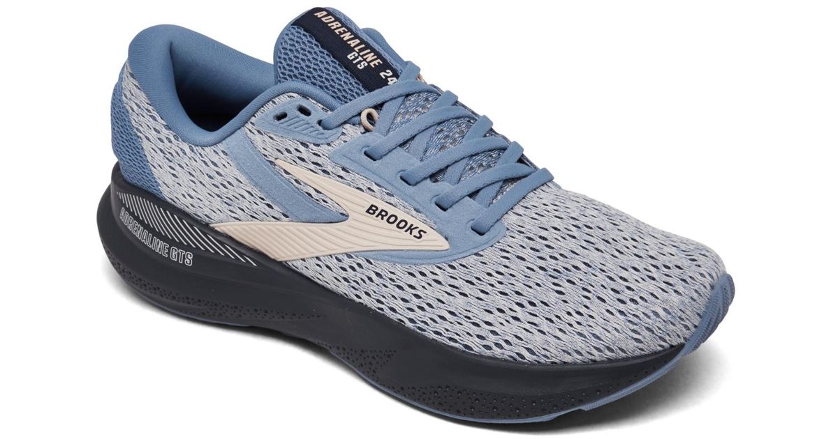Brooks Gts 24 Running Sneakers From Finish Line in Blue | Lyst