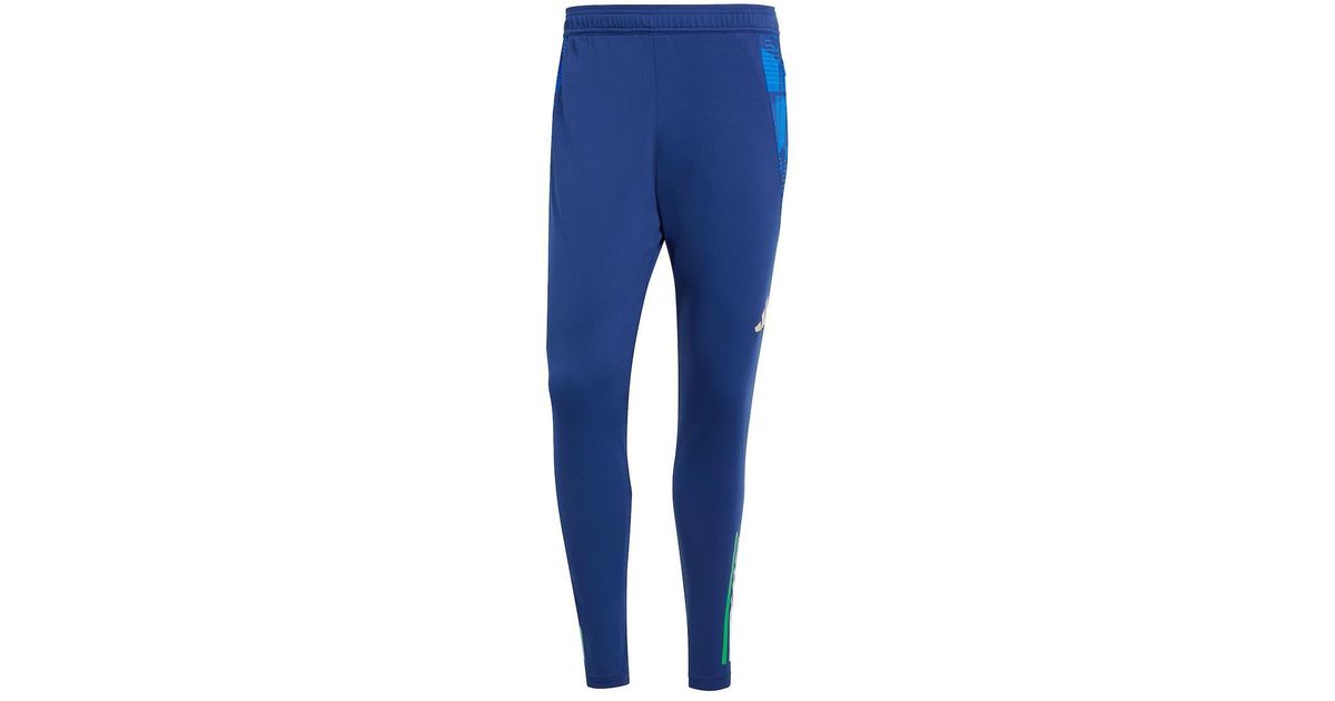 adidas Italy National Team 2024 Aeroready Training Pants in Blue for Men | Lyst