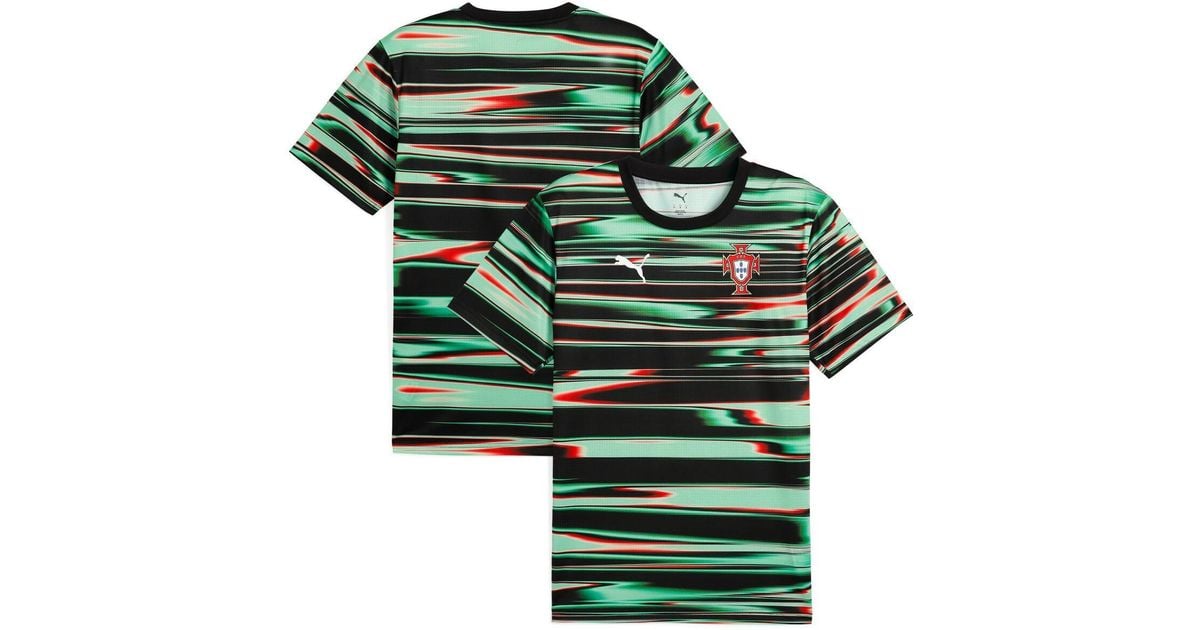 PUMA Portugal National Team 2025 Pre-match Training Jersey in Green for ...