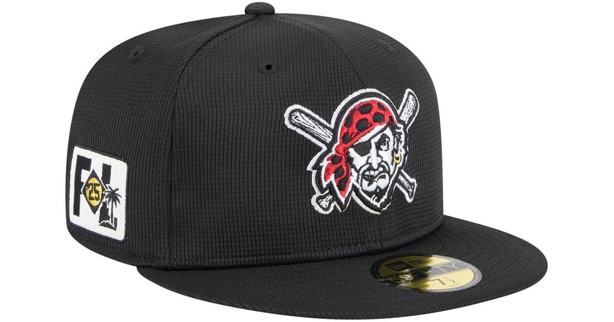 KTZ Pittsburgh Pirates 2025 Spring Training 59fifty Fitted Hat in Black ...