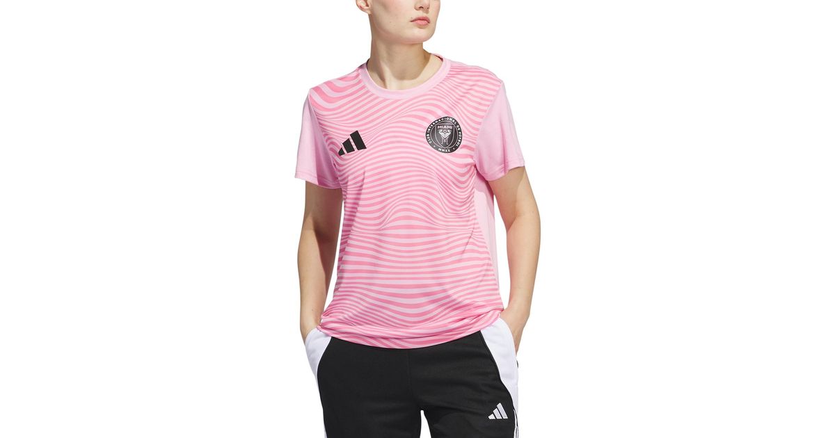 adidas Lionel Messi Inter Miami Cf Soccer Jersey in Pink | Lyst