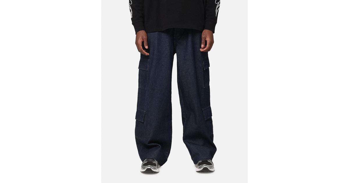 carre baggy Cargo Jeans in Blue for Men | Lyst