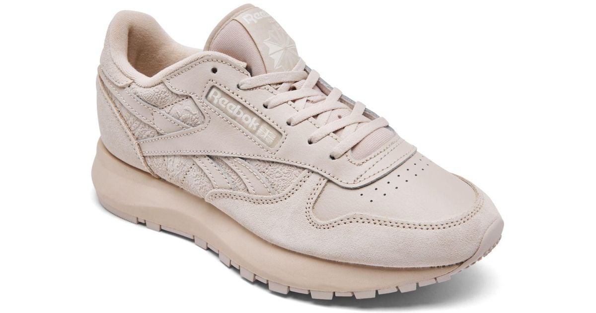 Reebok Classic Leather Sp Casual Sneakers From Finish Line in White | Lyst