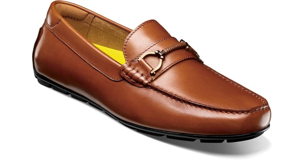 Florsheim Motor Moc Toe Bit Loafer in Brown for Men | Lyst