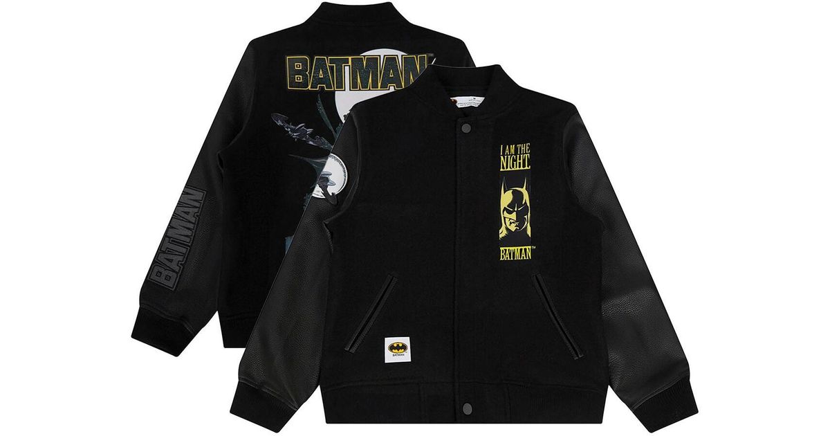 FREEZE MAX Big Boys And Girls Batman Comics I Am The Night Full-zip ...