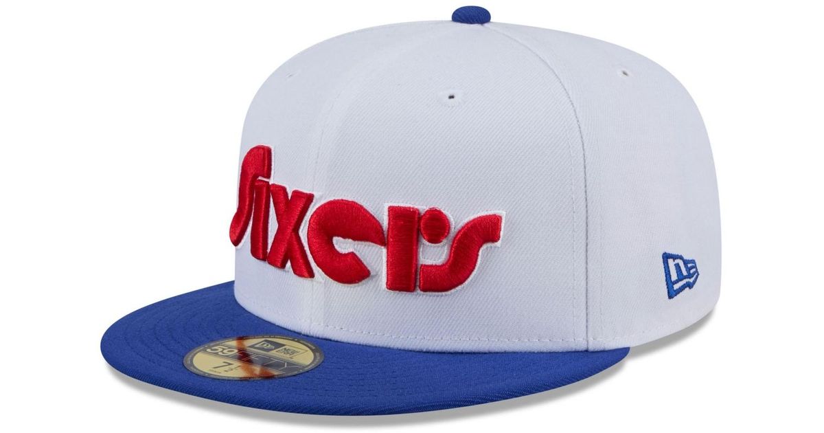 KTZ Philadelphia 76ers 2024/25 City Edition 59fifty Fitted Hat in White ...