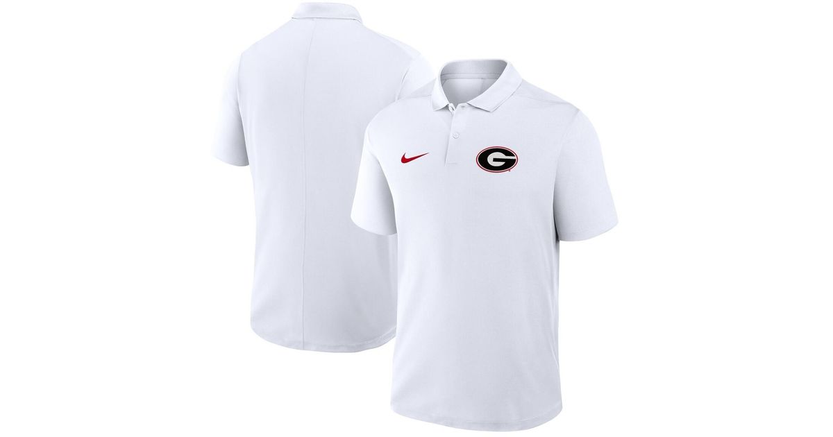 Nike Georgia Bulldogs Primetime Victory Primary Logo Performance Polo ...