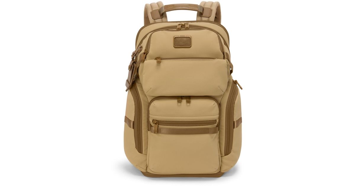 Tumi Alpha Bravo Nomadic Backpack in Natural | Lyst