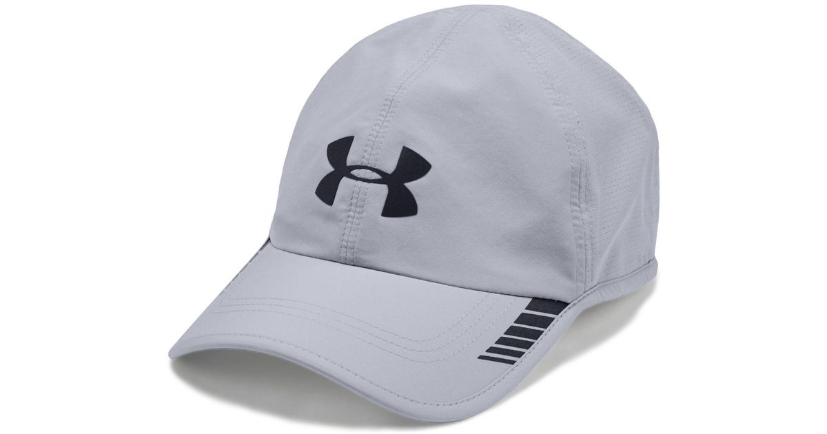 Under Armour Ua Launch Armourvent Cap in Gray for Men | Lyst