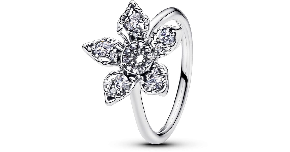 PANDORA Stranger Things Demogorgon Ring in White | Lyst