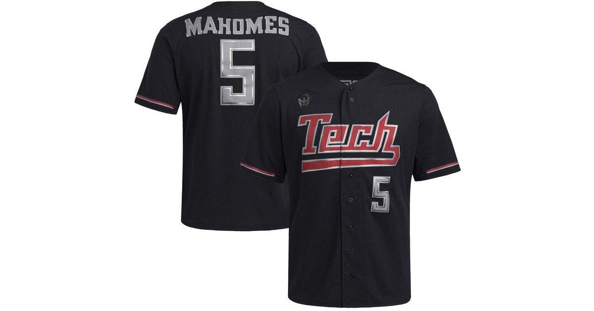 adidas Patrick Mahomes Texas Tech Red Raiders Replica Baseball Jersey ...