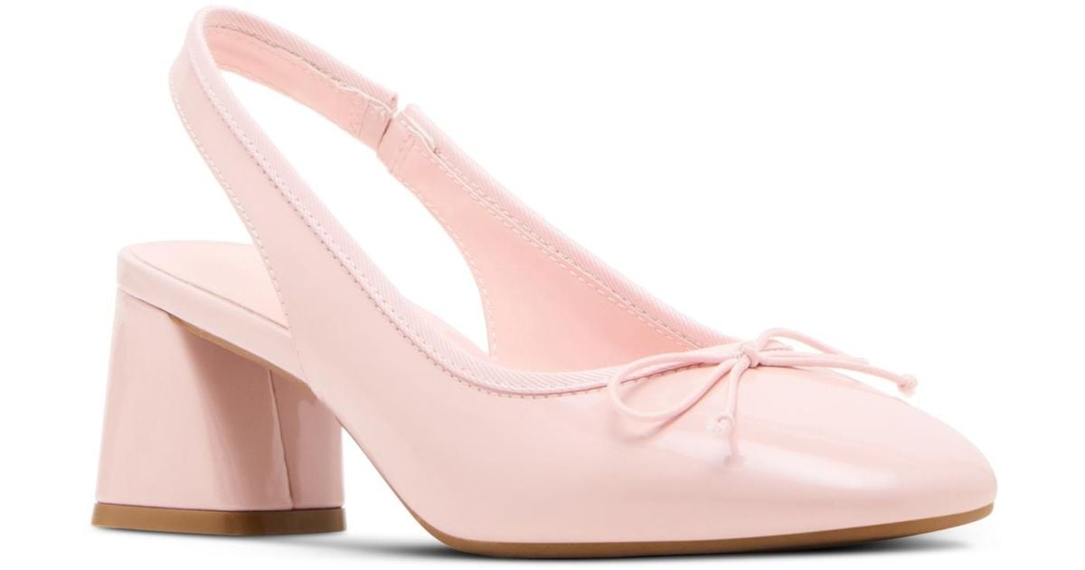 Madden Girl Emelia Slingback Ballet Pumps in Pink | Lyst